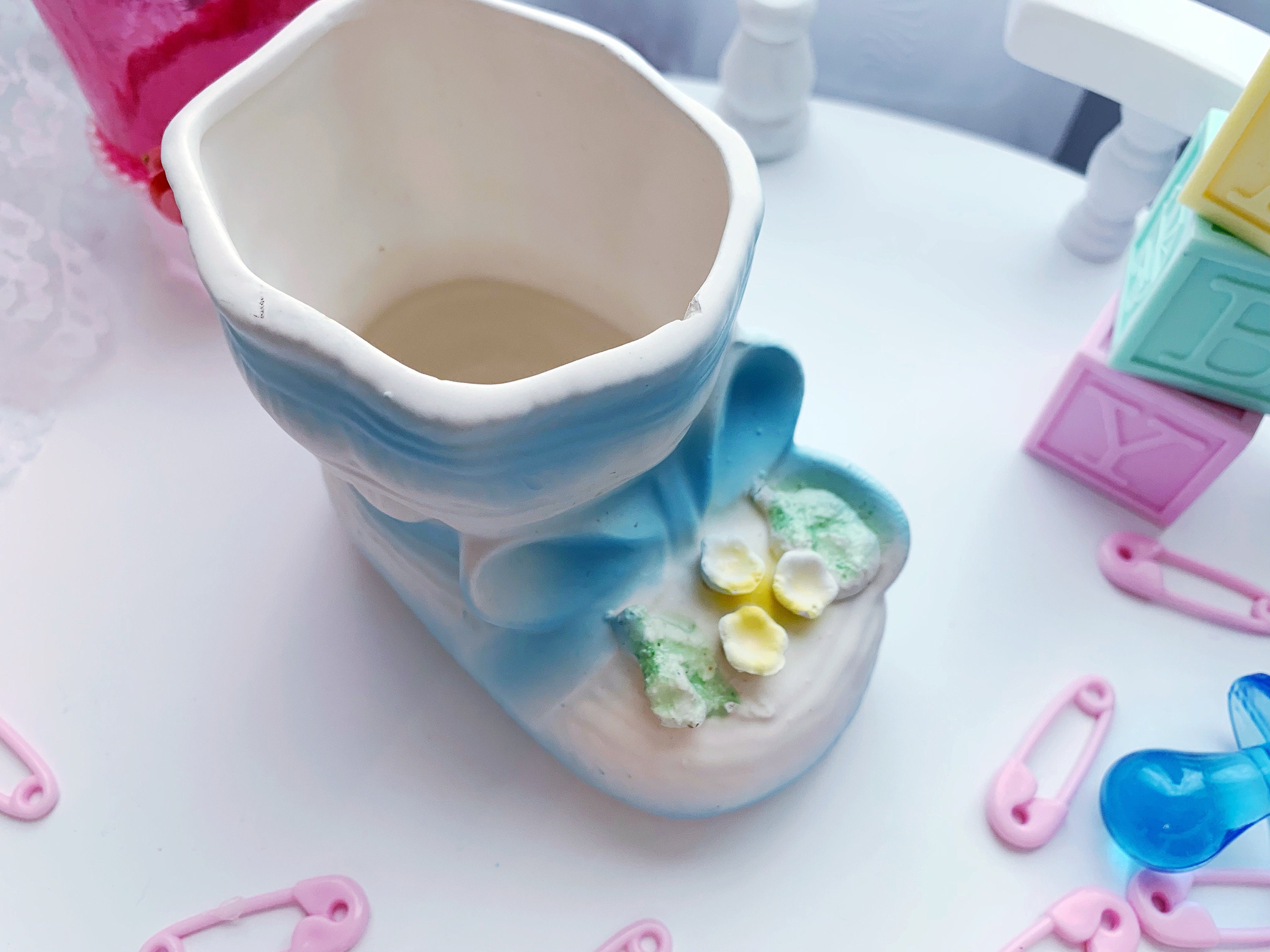 Vintage Baby Planters Vintage Baby Shower Decorations | Etsy