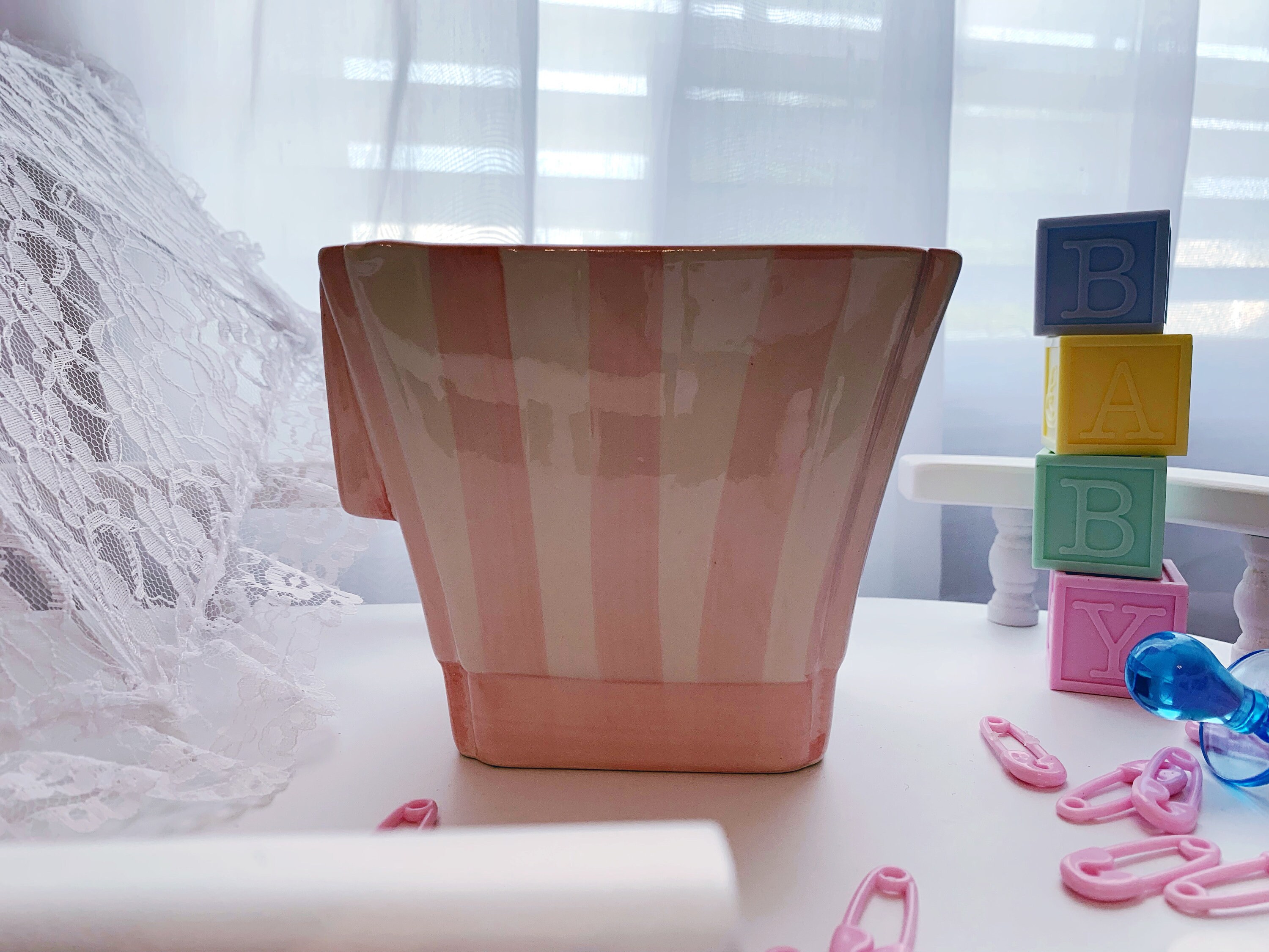 Vintage Baby Planters Vintage Baby Shower Decorations | Etsy