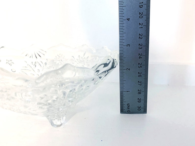 Vintage Snowflake Candy Dish Footed Snowflake Design Bowl - Etsy