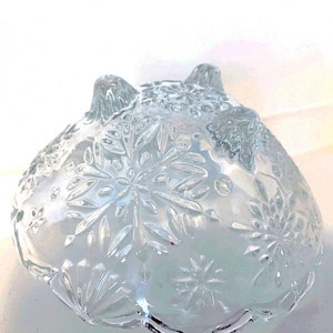 Vintage Snowflake Candy Dish Footed Snowflake Design Bowl - Etsy