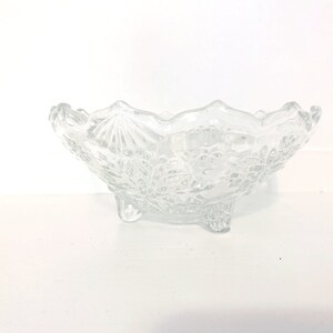 Vintage Snowflake Candy Dish Footed Snowflake Design Bowl - Etsy