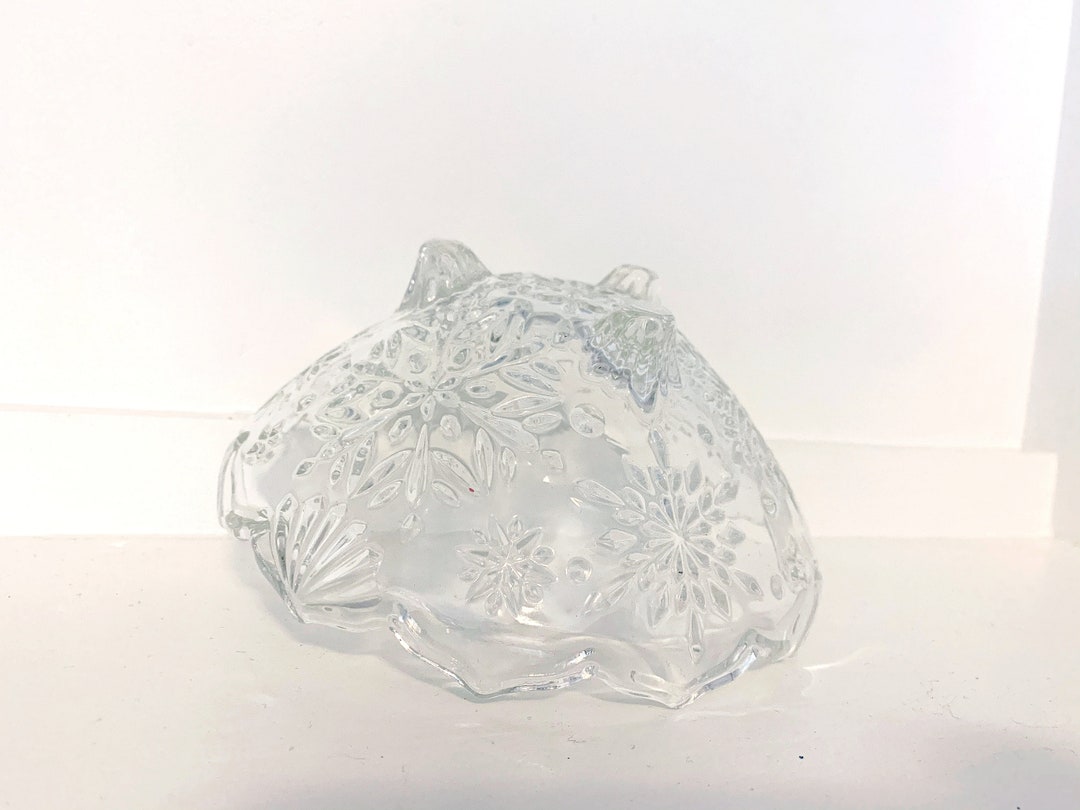 Vintage Snowflake Candy Dish Footed Snowflake Design Bowl - Etsy
