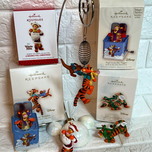 Tigger Christmas Ornaments - Etsy