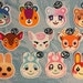 Animal Crossing Stickers, Cute 2 Inch Stickers. New Horizons/new Leaf ...