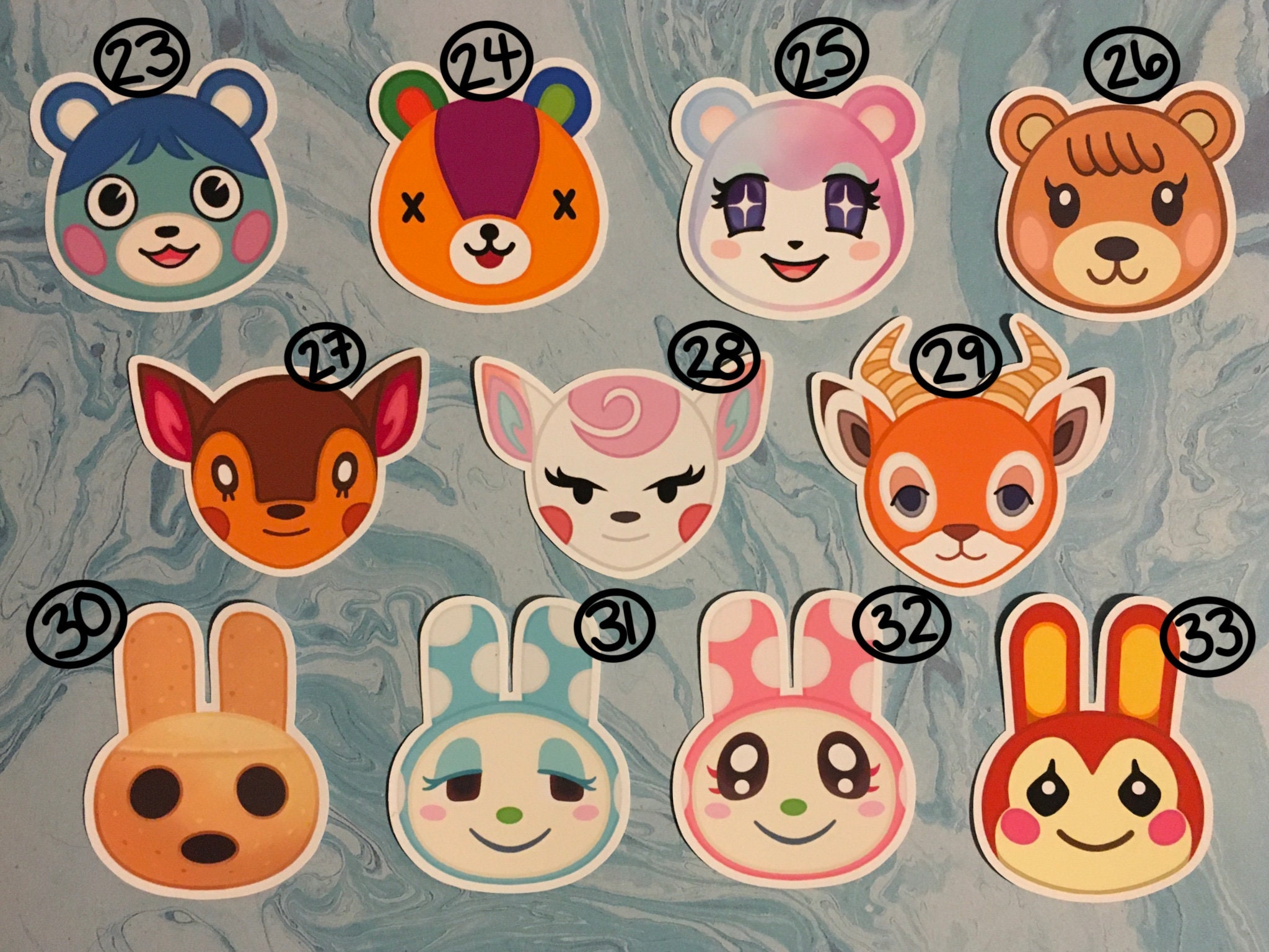 Animal Crossing Stickers Cute 2 Inch Stickers. New | Etsy