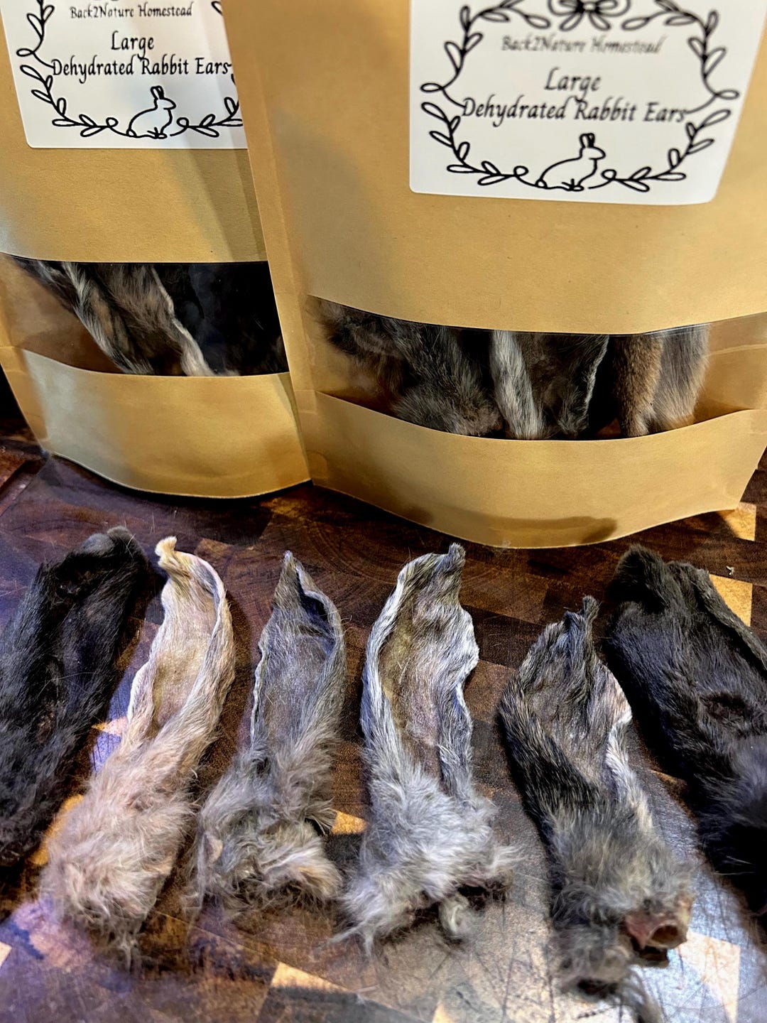 Large Dehydrated Rabbit Ears - Etsy