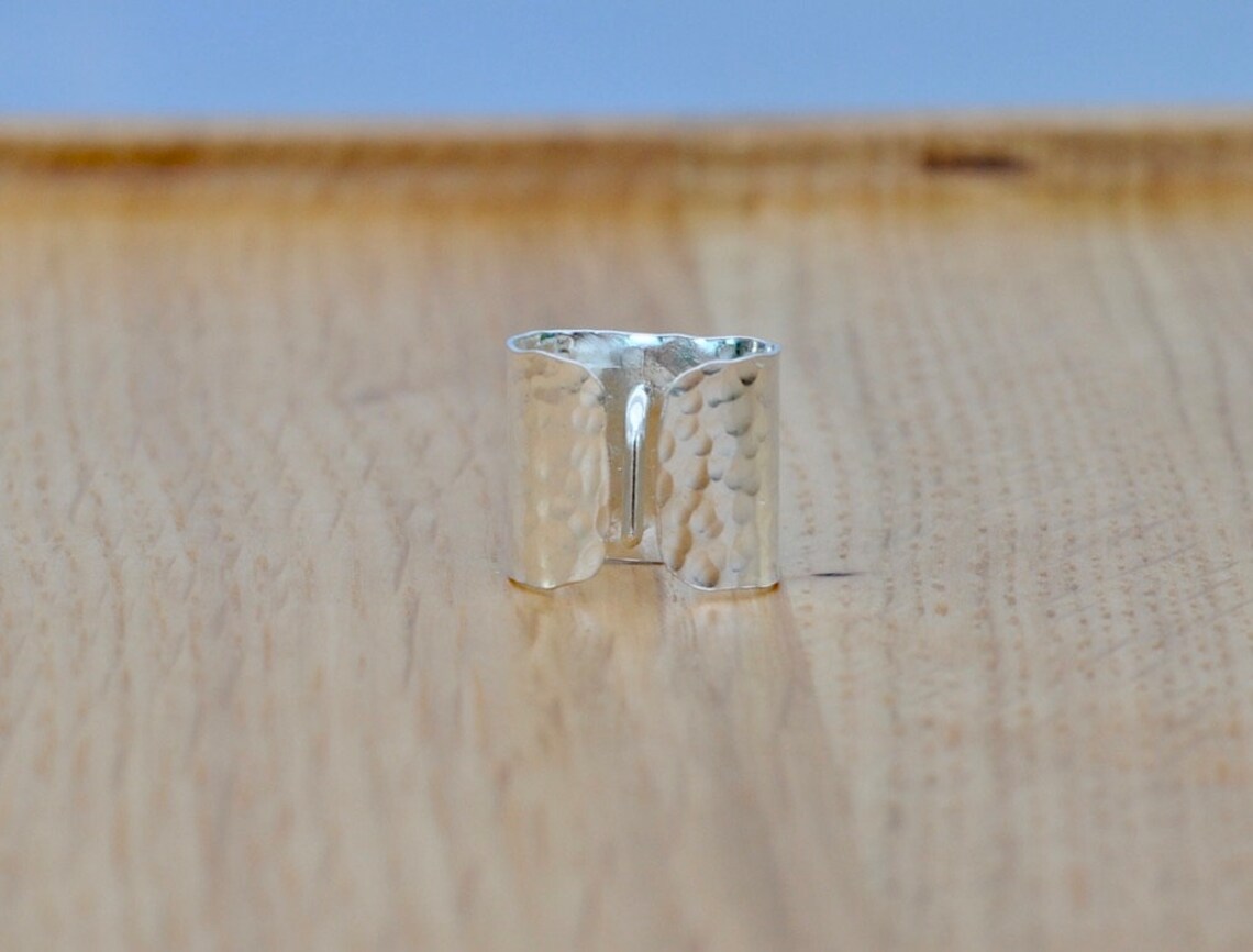Pair of Orange Spiny Shell Hair Cuffs - Sterling Silver - Etsy