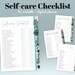 Self-care Checklist Bundle - Etsy
