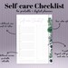 Self-care Checklist Bundle - Etsy