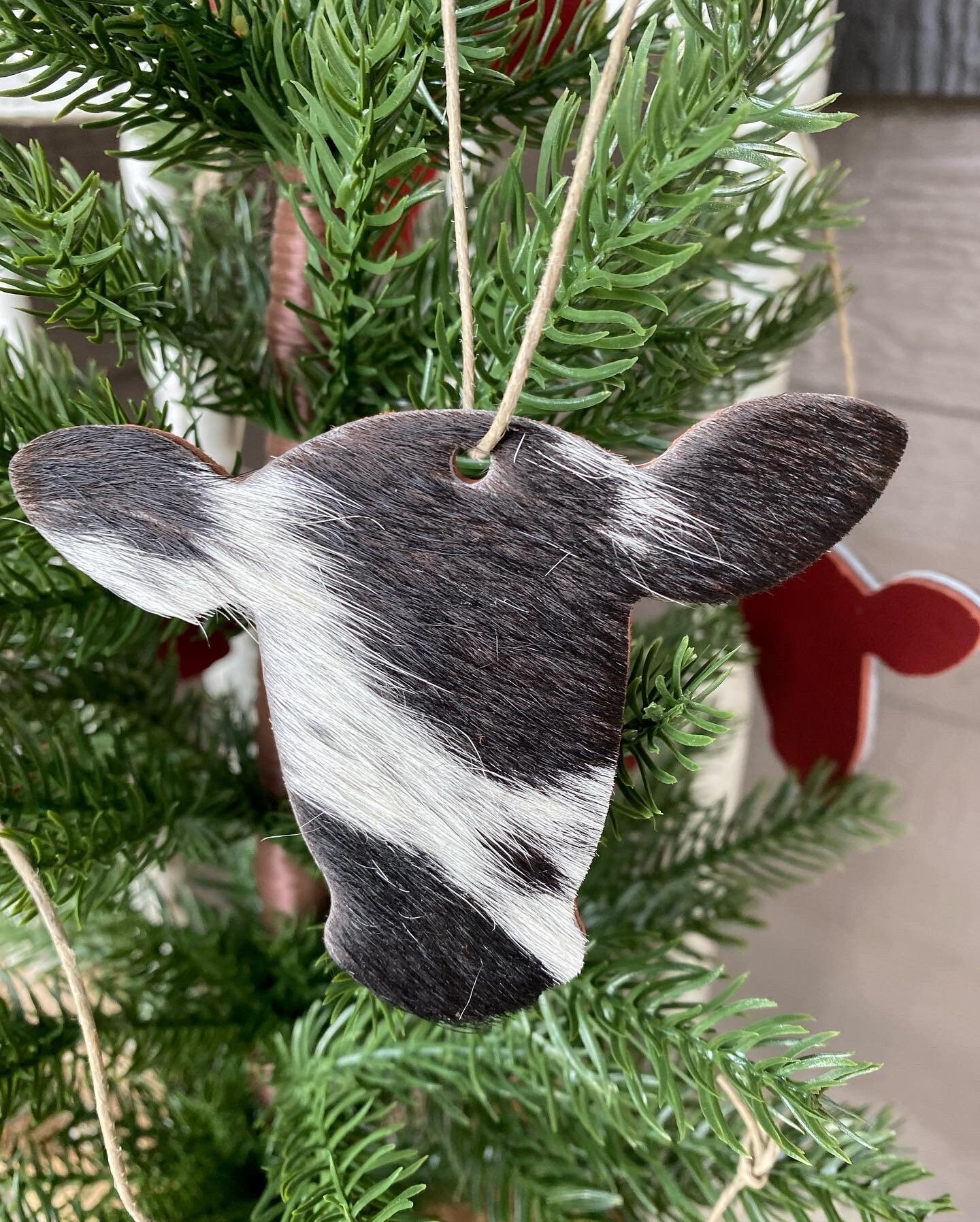 Cow Christmas Tree Ornaments - Etsy