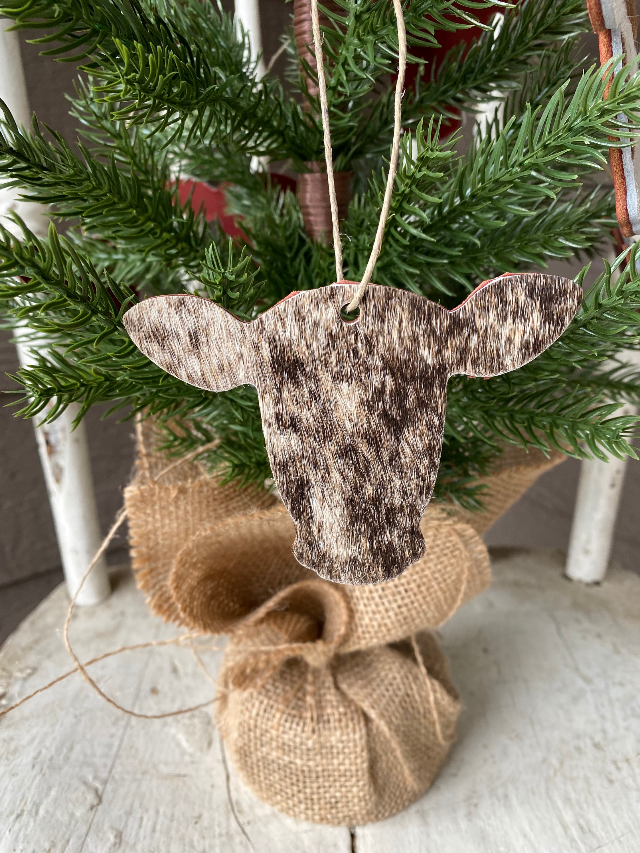 Cow Christmas Tree Ornaments - Etsy