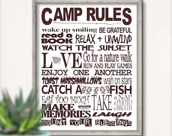 Camp Bach Rules for Bachelorette Party (Download Now) - Etsy