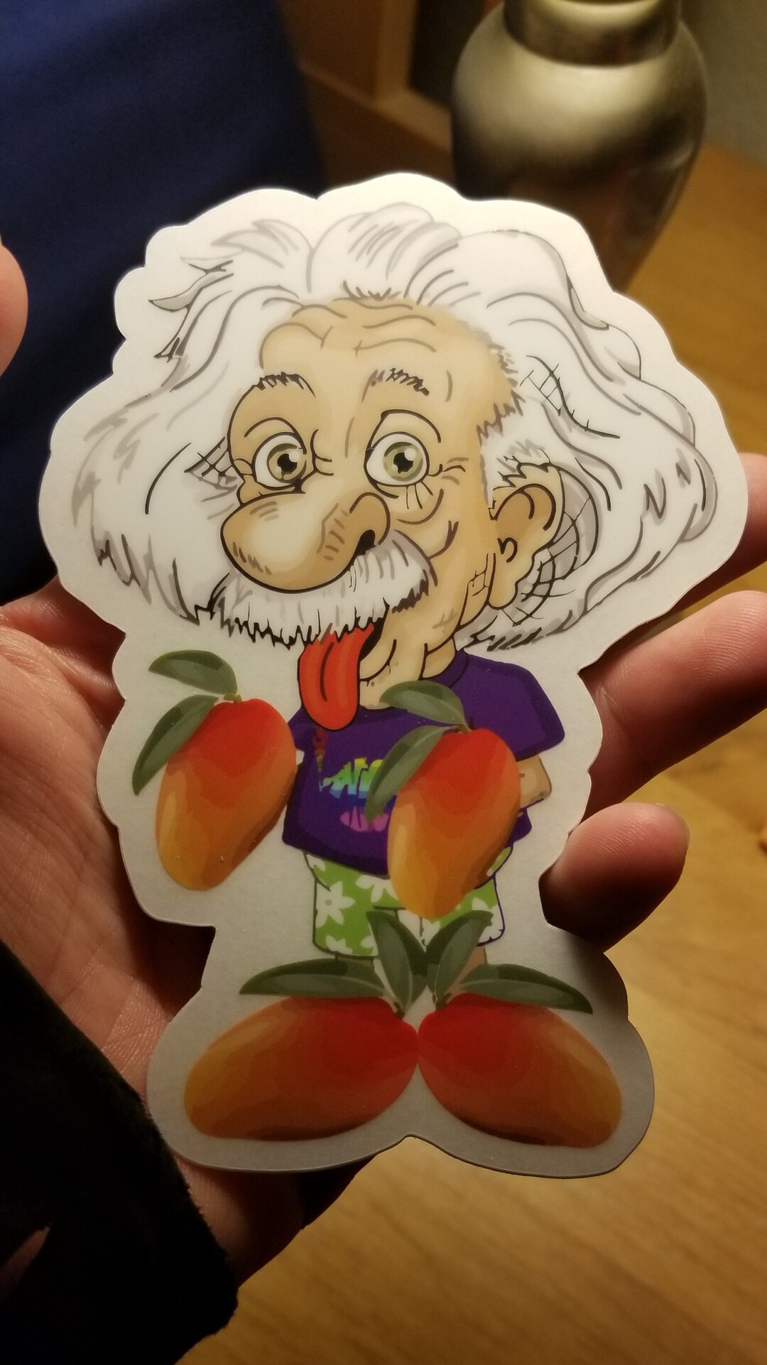 Phish Sticker: Genius Anyway The Mango Song Large clear - Etsy.de