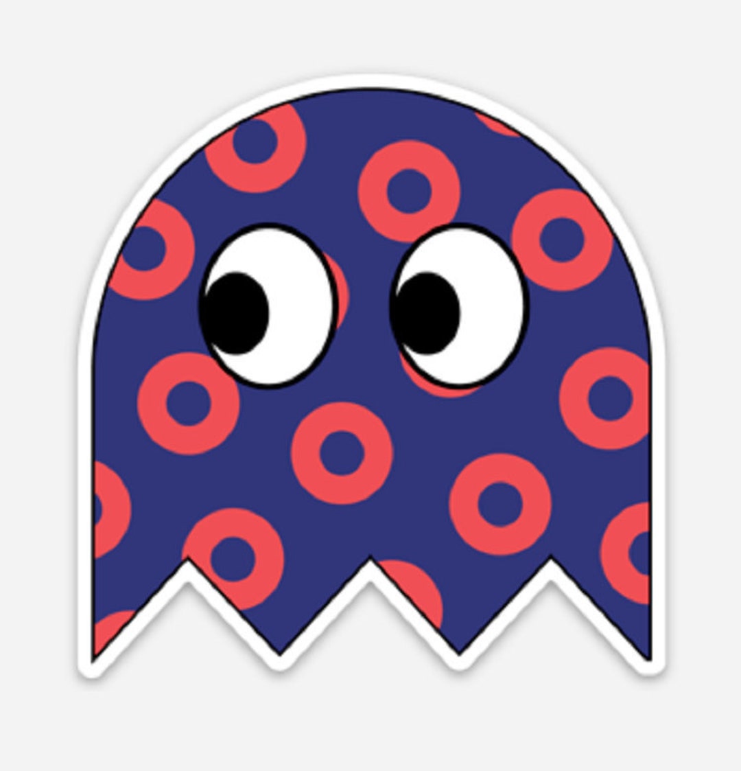 Phish Sticker: Fishman Donuts | Ghost (large) - Etsy