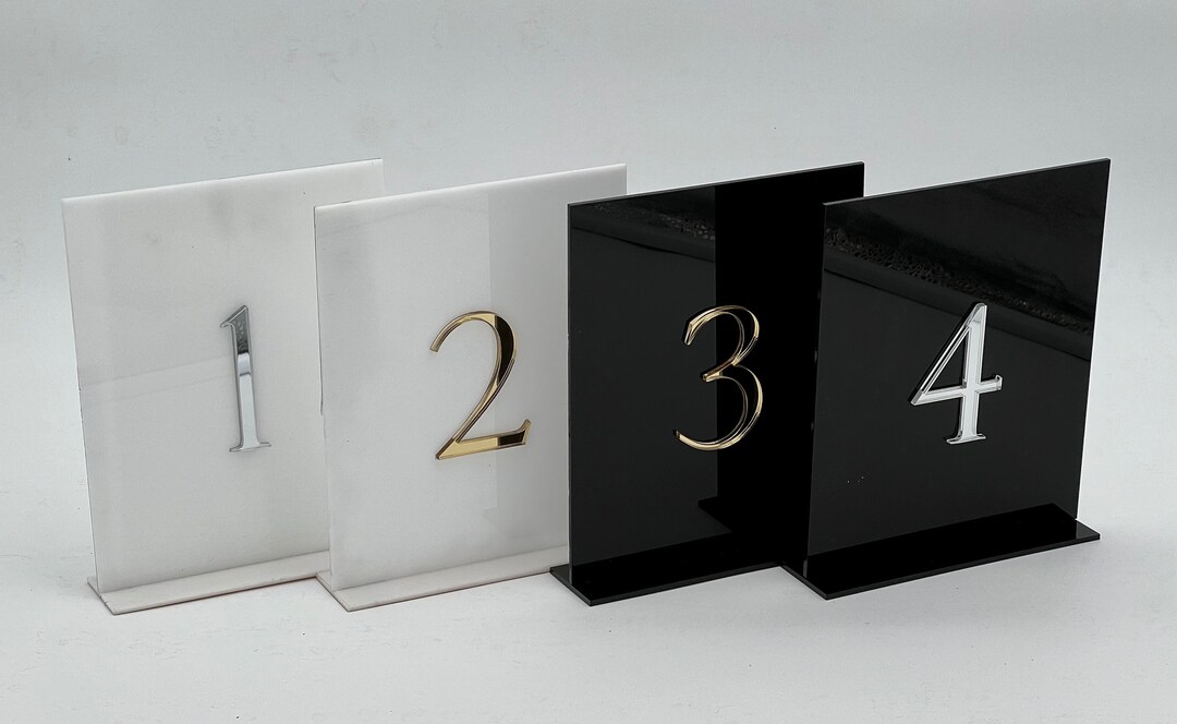 The 5x7 TABLE NUMBER - Etsy