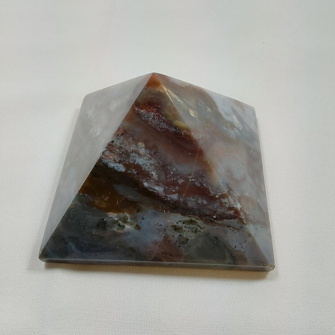 Violet Agate Pyramid - 001, Crystal Pyramid, Fast Free Shipping, Violet ...