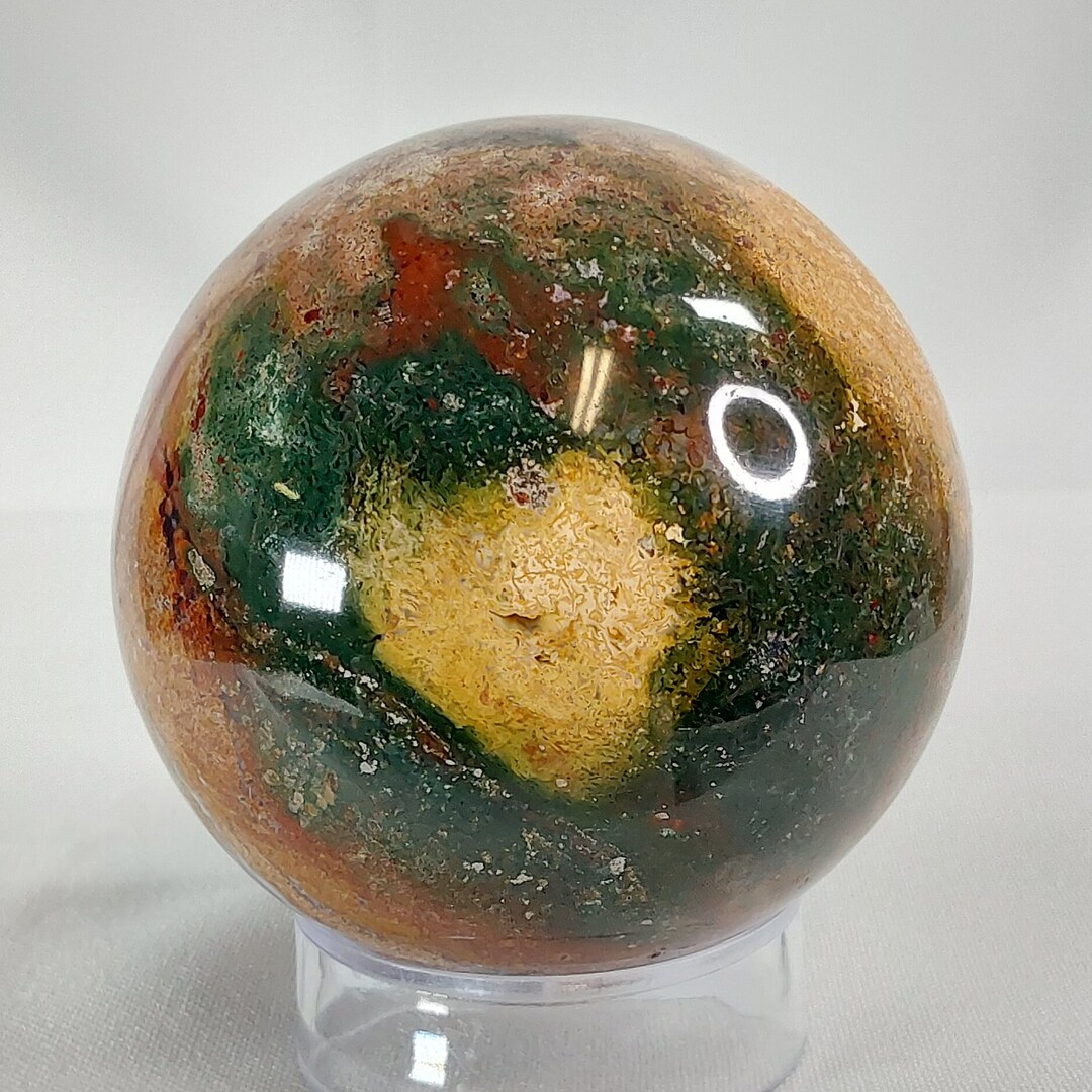 Ocean Jasper Sphere 240 Crystal Spheres, OJ Spheres, Quality Spheres ...