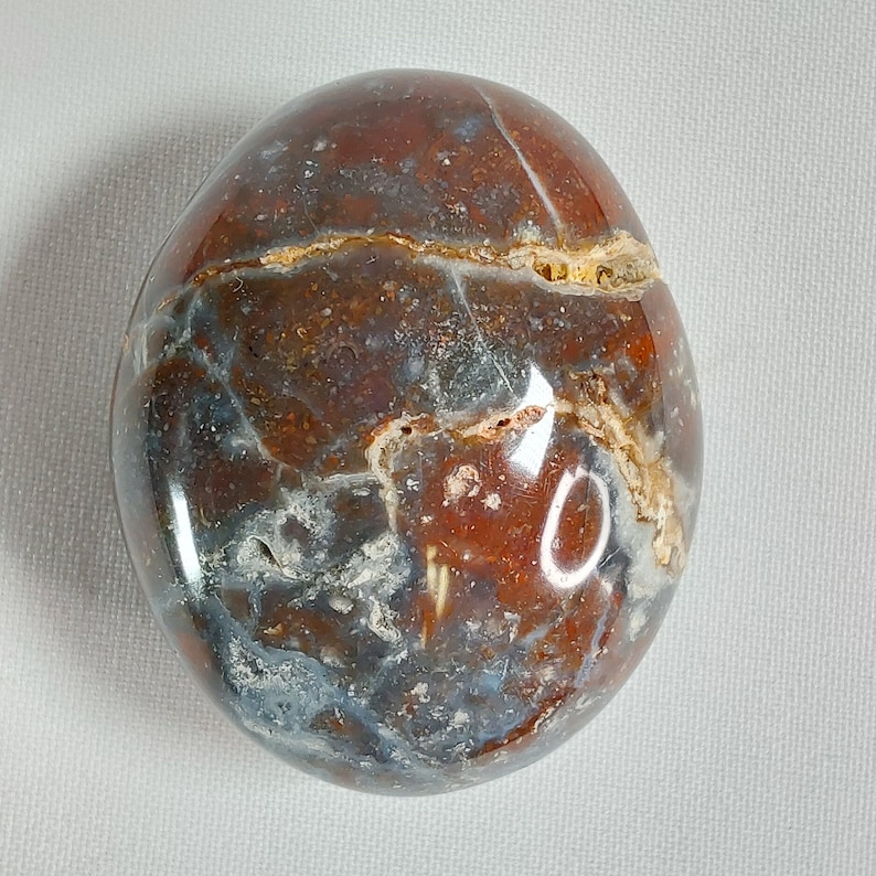 Old Stock Violet Agate Palm Stone - 746 - Meditation & Grounding ...
