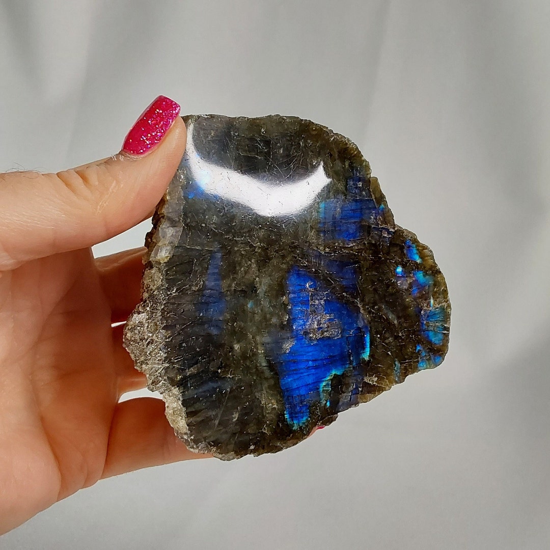 Double Sided Flash Labradorite Slab - 001- Gift Idea, Labradorite ...