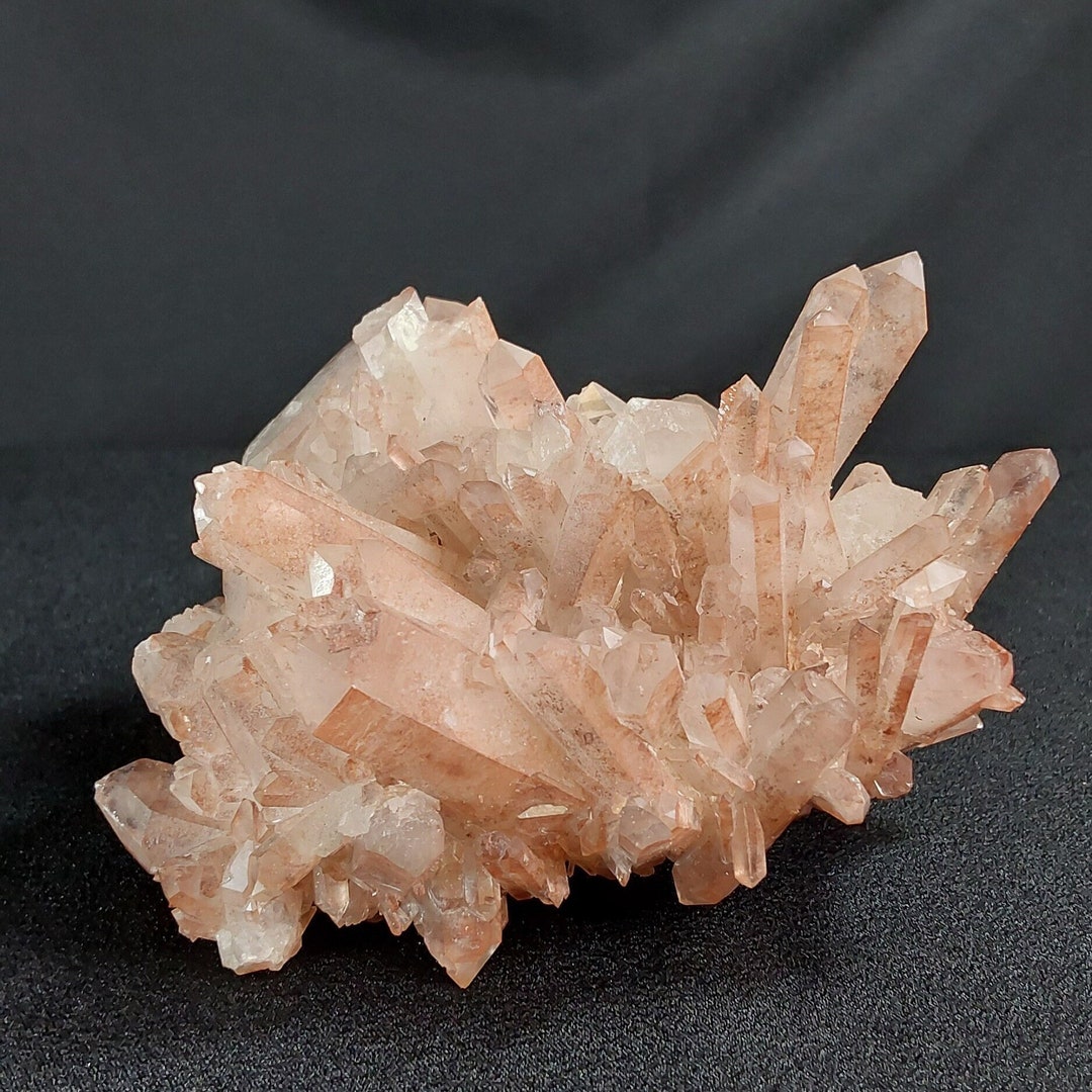 Lithium Quartz Cluster 434 Lithium Crystals, Candy Cane Quartz, Lithium ...