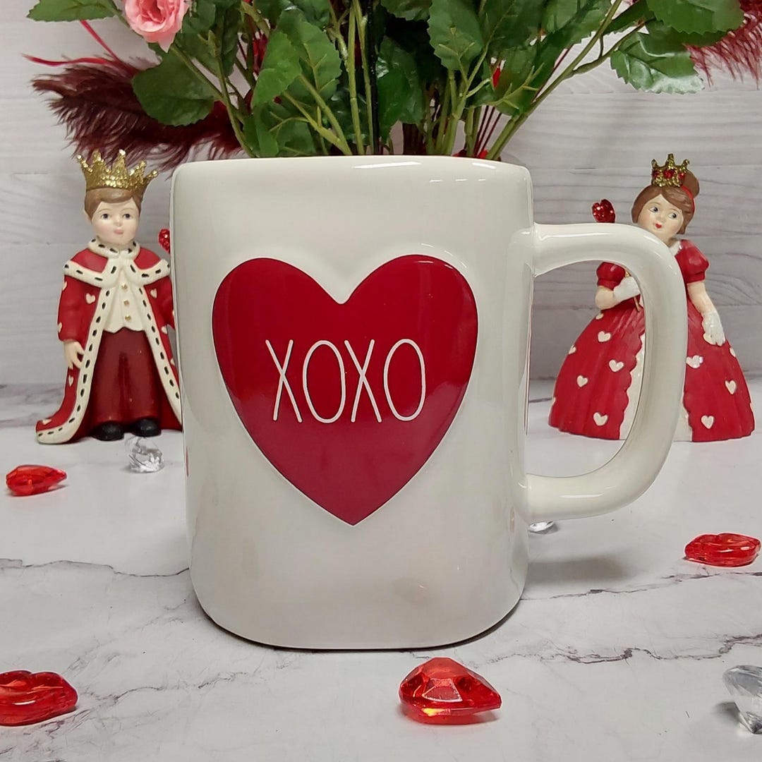Rae Dunn by Magenta Artisan Collection Valentines Day "red Heart Xoxo ...