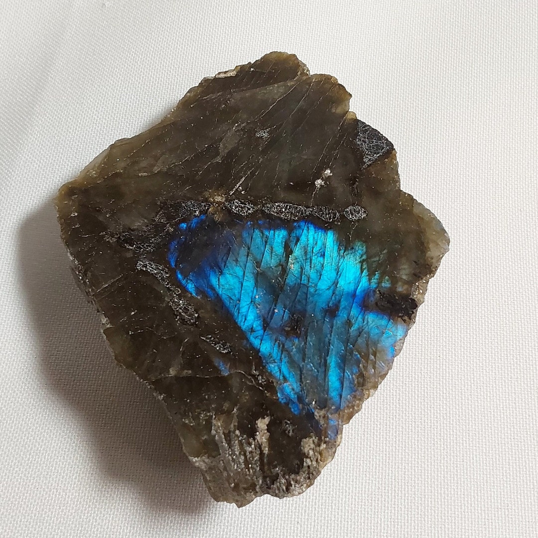 Flashy Blue Labradorite Slab - 202 -double Sided Flash, Stunning Blues ...