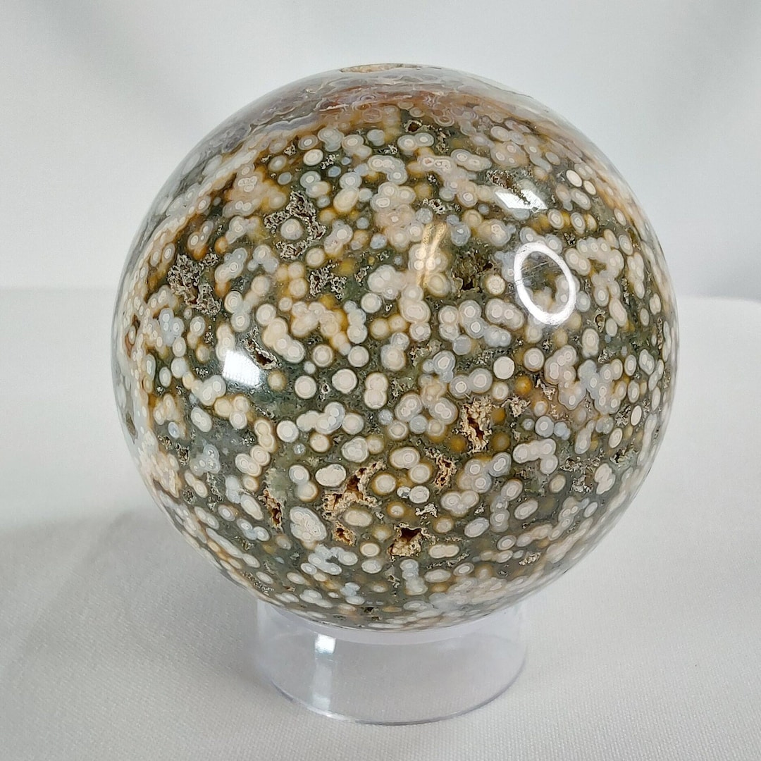 Ocean Jasper Sphere - 237 - Crystal Spheres, OJ Spheres, High Quality ...