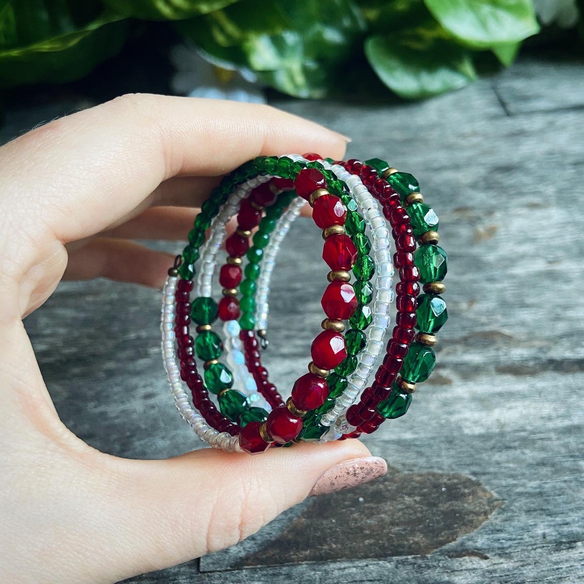 Memory Wire Bangle Memory Wire Cuff Bracelet Wrap Around Boho Bracelet ...