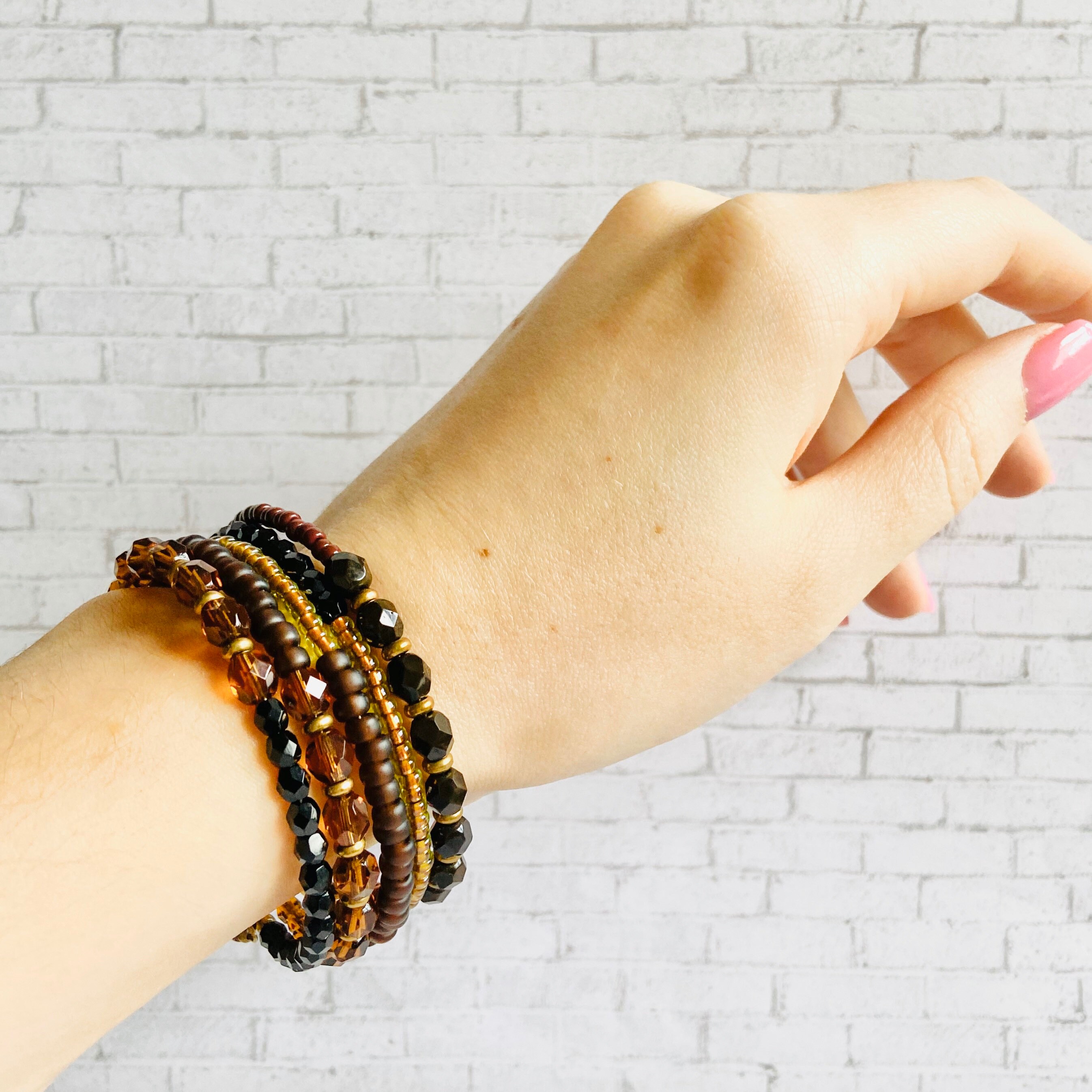 Memory Wire Bangle - Memory Wire Cuff Bracelet - Wrap Around Boho ...