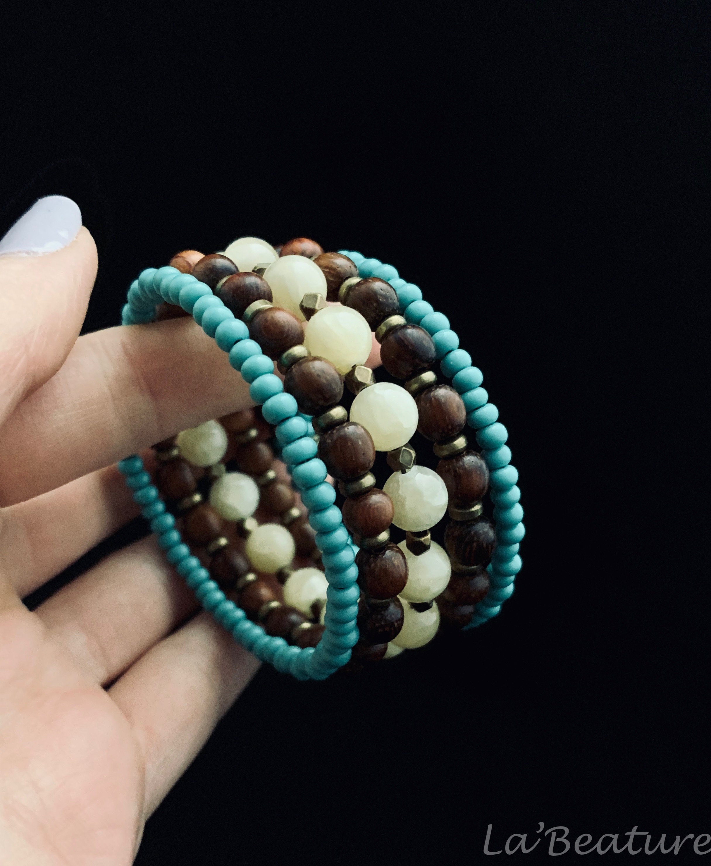 Memory Wire Bangle Memory Wire Cuff Bracelet Wrap Around Boho Bracelet ...