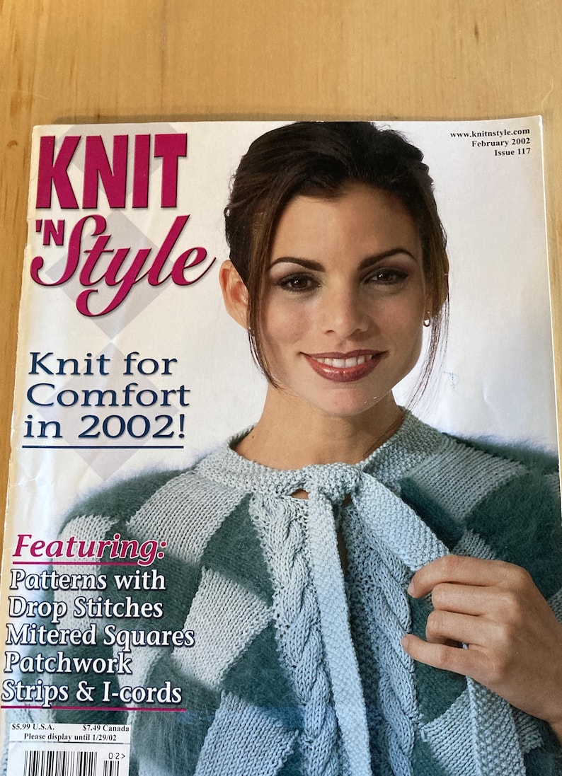 Knit 'N Style Magazine February 2002 - Etsy