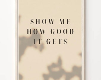 Show Me How Good - Etsy UK