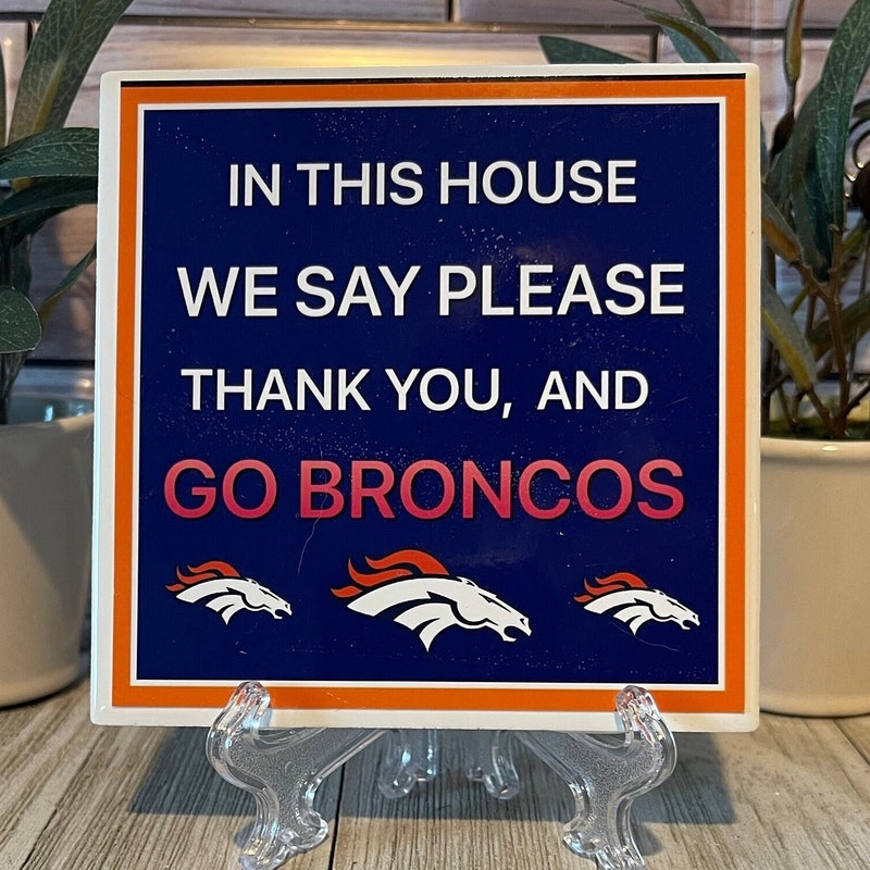 Denver Broncos Sign - Etsy