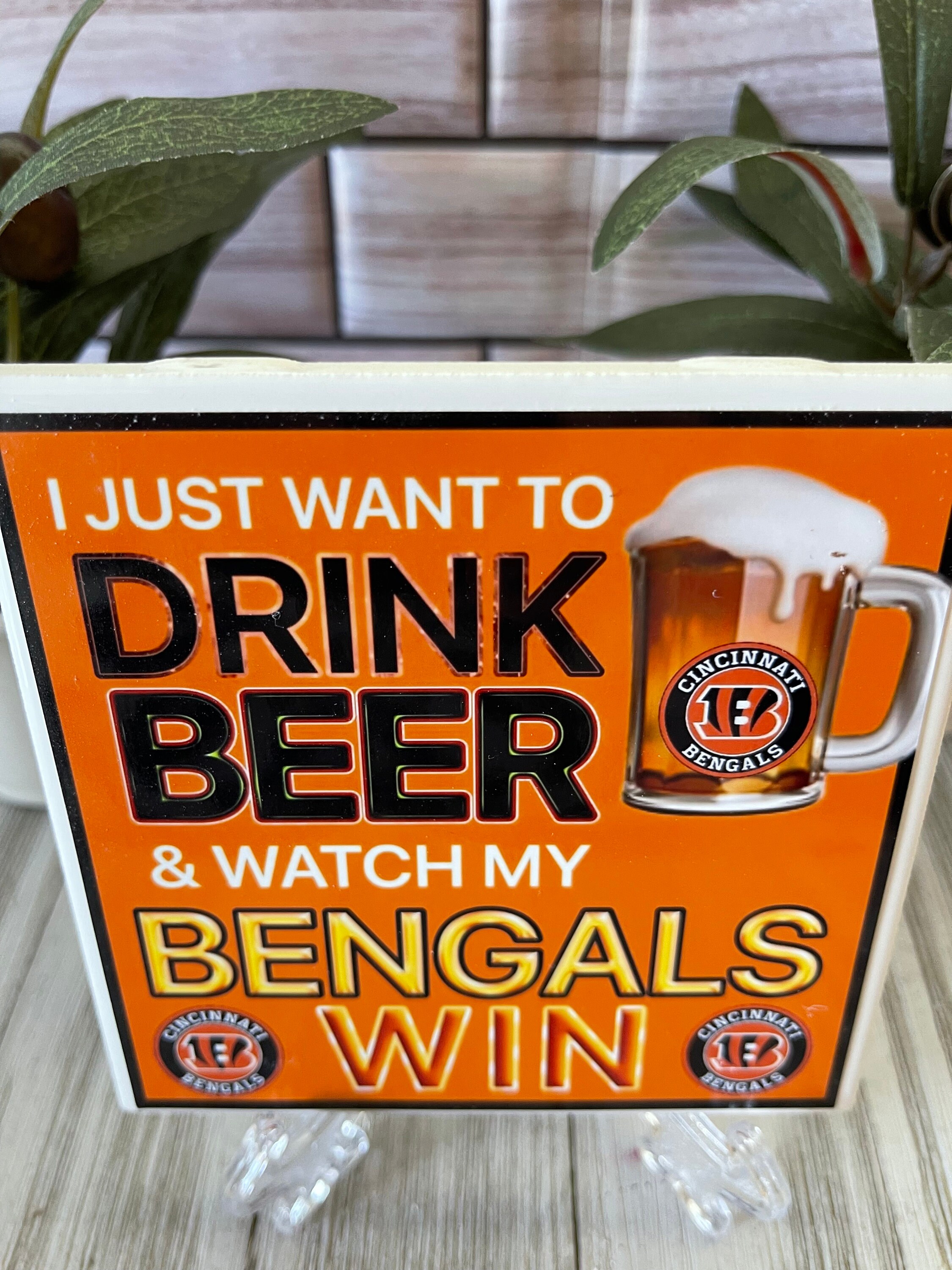 CINCINNATI BEGALS 4.25 X 4.25 Ceramic Tile With Easel - Etsy