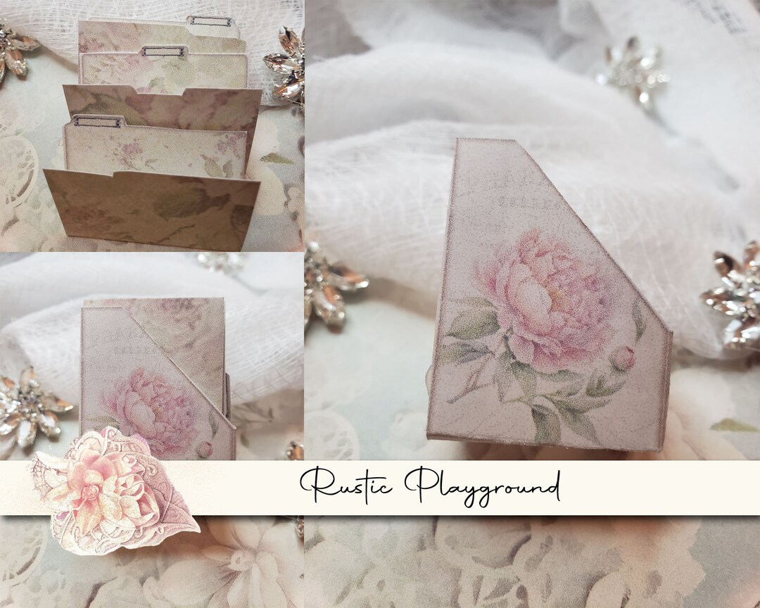 Mini File Folder Digital File, File Folders Kit, Mini File Box ...