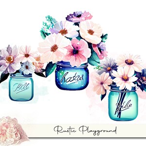 Watercolour Pastel Vintage Rose Clipart, Vintage PNG Digital Image ...