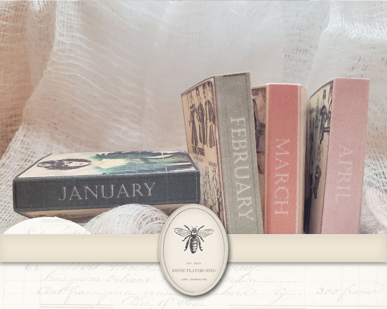 Miniature Vintage Fashion Magazines, Printable Mini Books, Printable ...