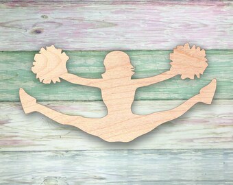 Cheerleader cutout | Etsy