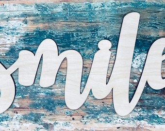 Smile Sign - Etsy