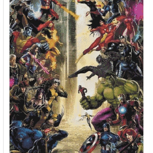 Avengers Endgame Cross Stitch Pattern Pdf Instructions - Etsy