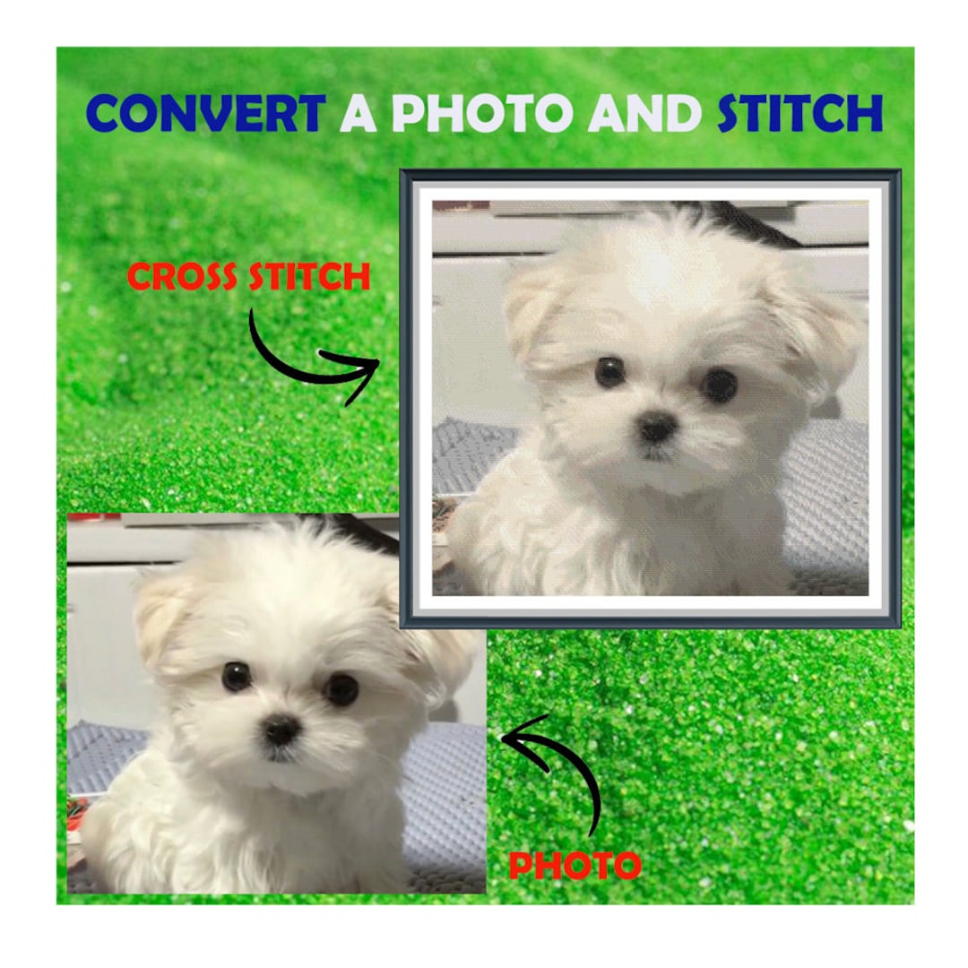 Convert a Photo to Cross Stitch Pattern PDF Download - Etsy