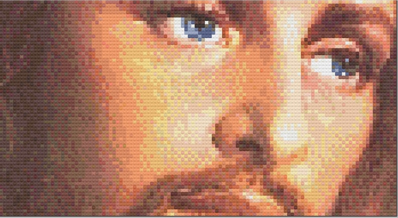 Jesus Christ Cross Stitch Pattern Jesus Portret Cross Stitch - Etsy