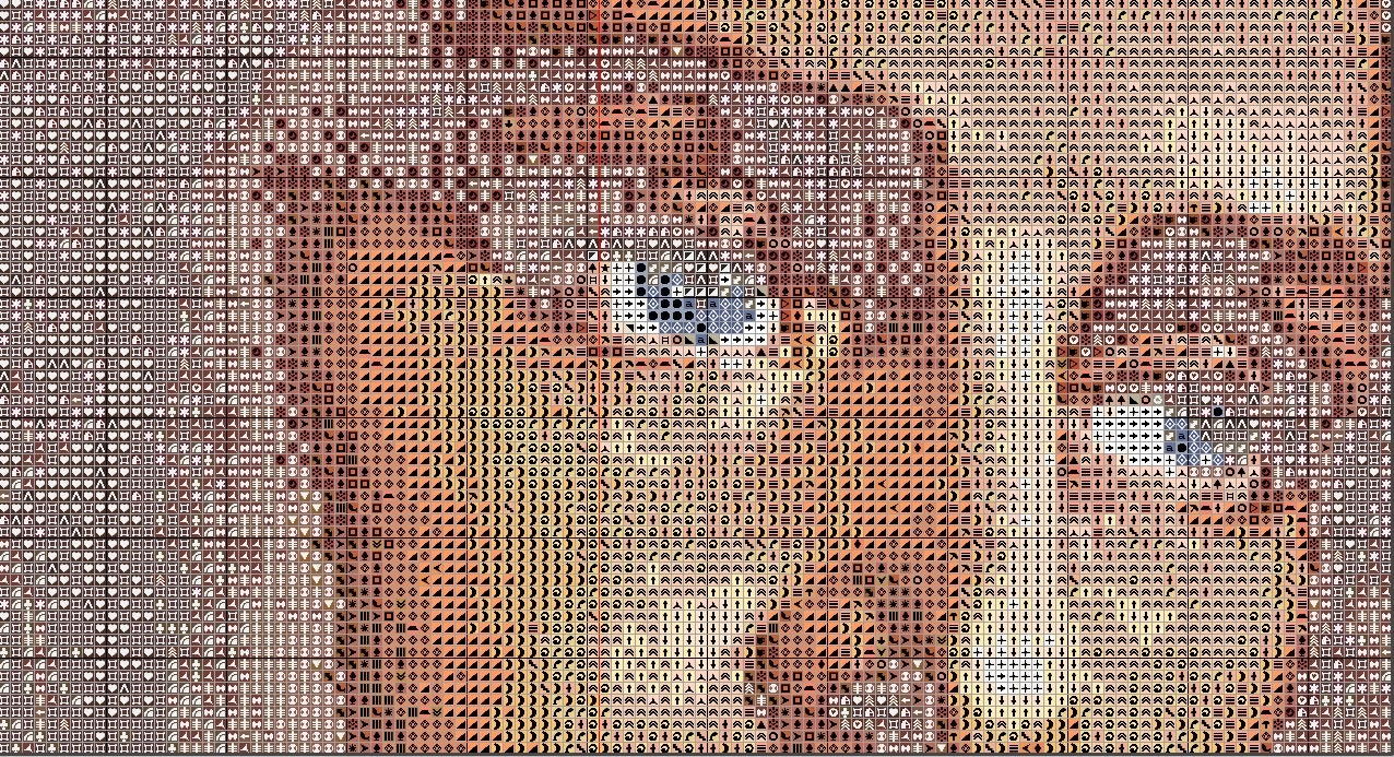 Jesus Christ Cross Stitch Pattern, Jesus Portret Cross Stitch ...
