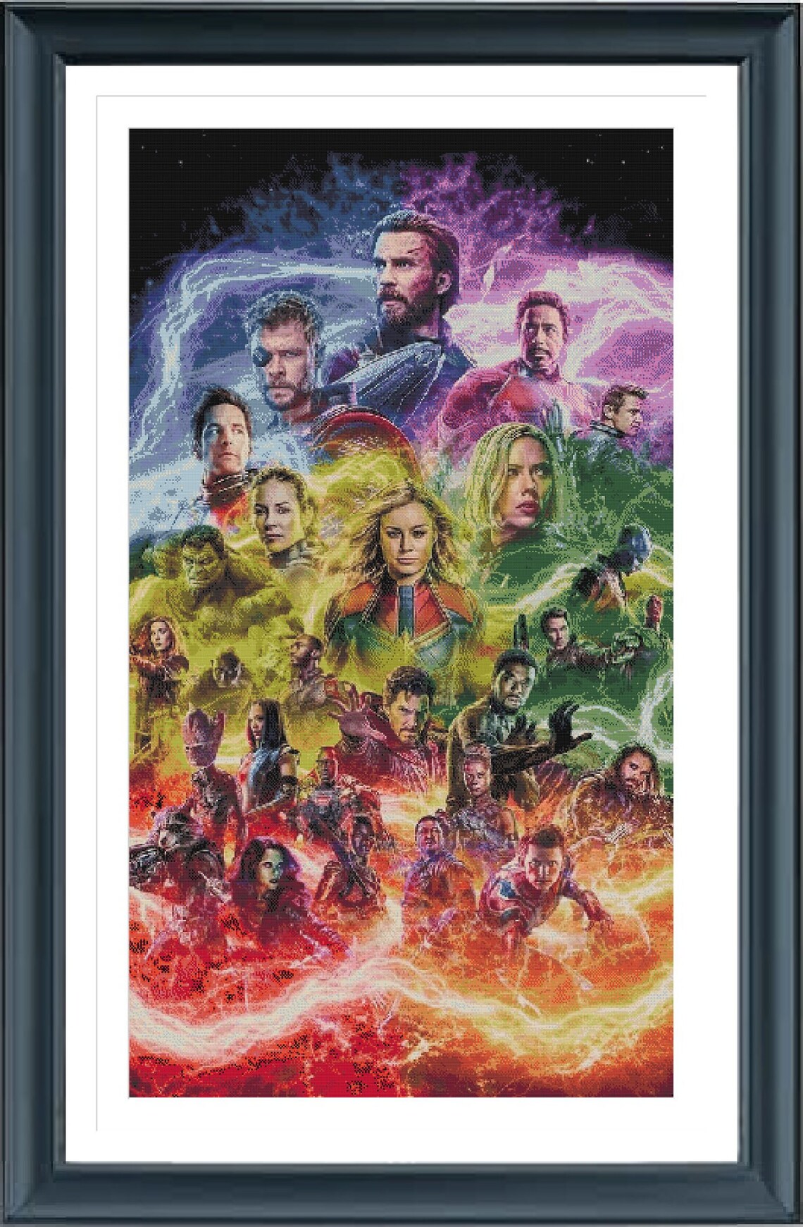 Avengers Endgame Cross Stitch Pattern Pdf Instructions - Etsy