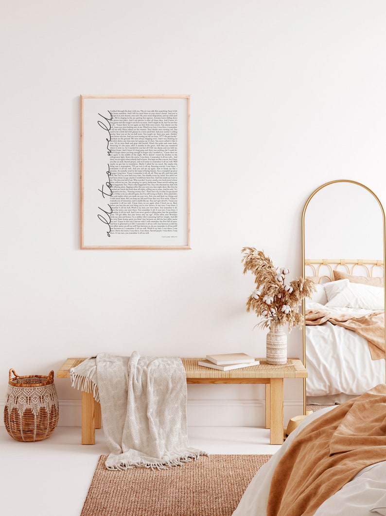 All Too Well red Taylor's Version 10 Minutes Printable - Etsy