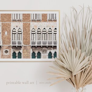 Italian Architecture Printable Poster. Venice Print Digital Download ...