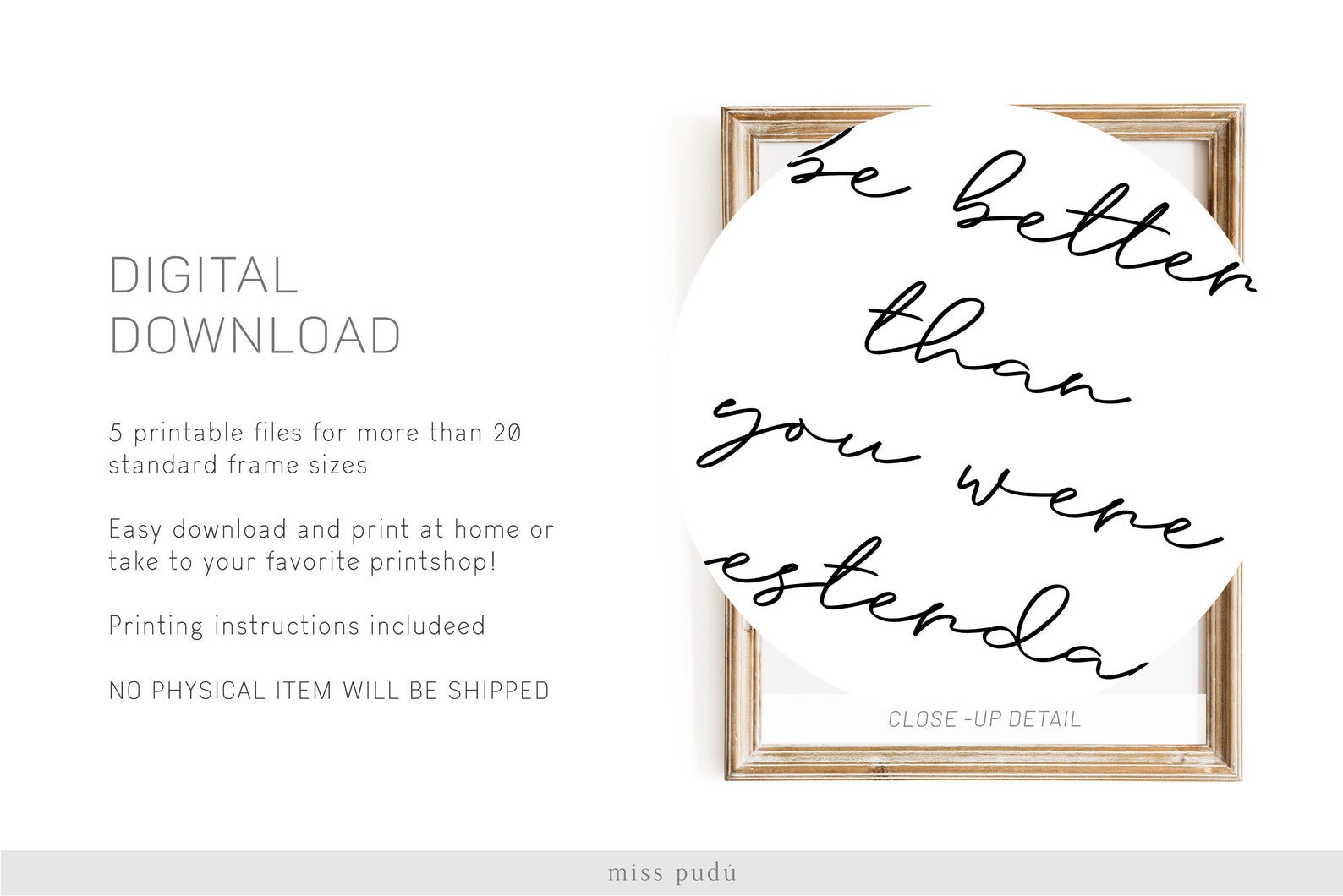 PRINTABLE Be Better Than You Were Yesterday Positive - Etsy