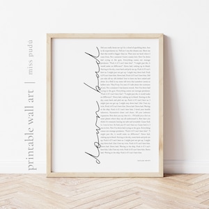 Down Bad Printable Poster TS Wall Art. Swiftie Lyrics Digital Download ...