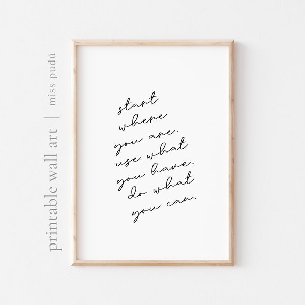 Start Where You Are - Etsy
