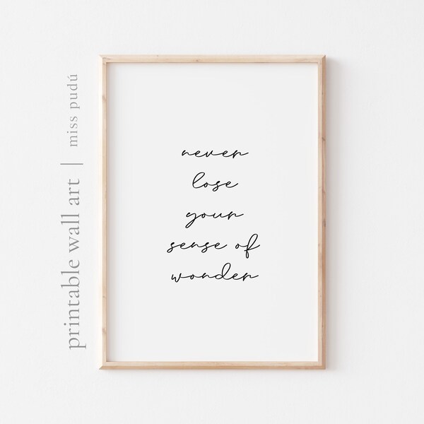 Sense of Wonder - Etsy